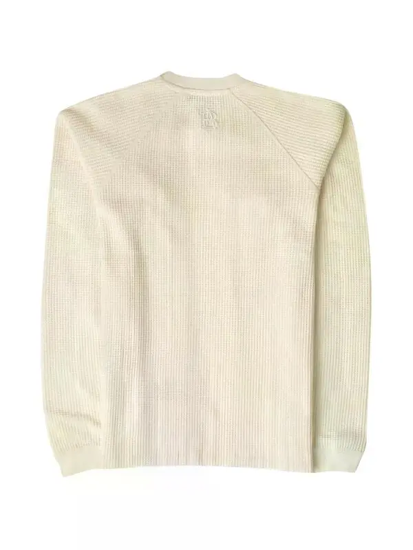 ABOUT:BLANK Waffle Long-sleeve Sweater
