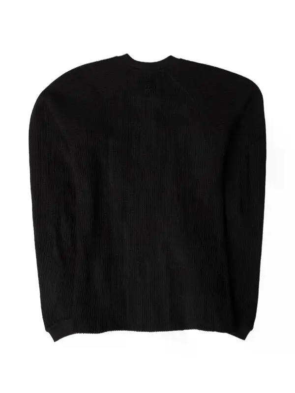 ABOUT:BLANK Raglan Sleeve Waffle Knit Top