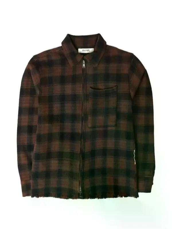 ABOUT:BLANK Plaid Zipped Shirt