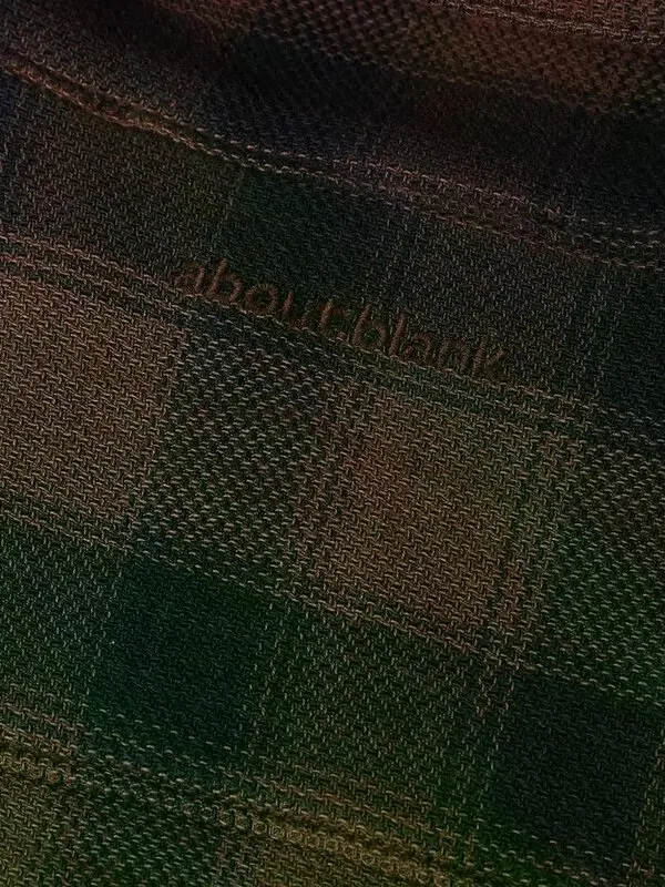 ABOUT:BLANK Plaid Zipped Shirt