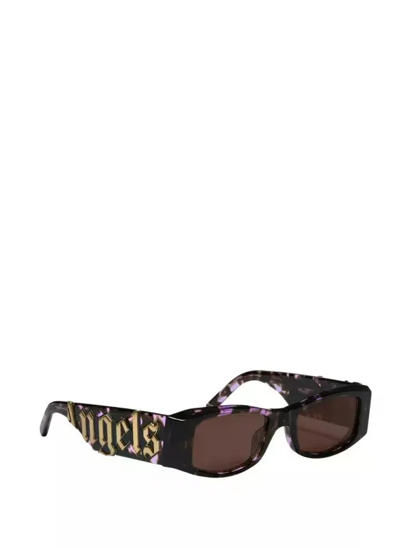 Palm Angels Geometric Frame Sunglasses