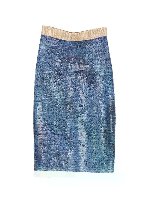 ROSANNA OCAMPO Sequin-embellished Midi Skirt