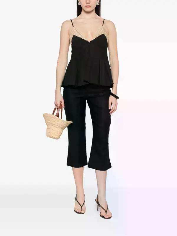 ROSANNA OCAMPO V-neck Blouse