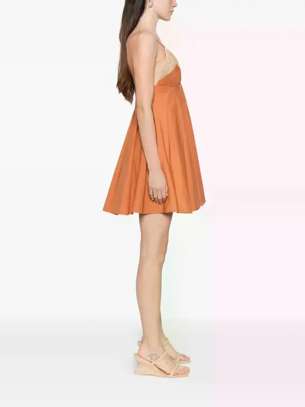 ROSANNA OCAMPO V-neck Mini Dress