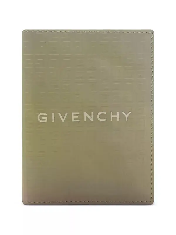 Givenchy 4g-motif Micro Leather Card Holder - Green