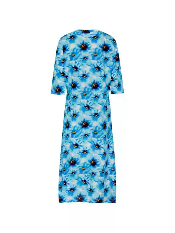Vilebrequin Stitched-panel Floral Kaftan