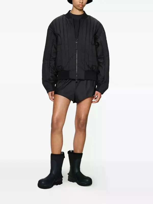 Rains Quilted Bomber Jacket