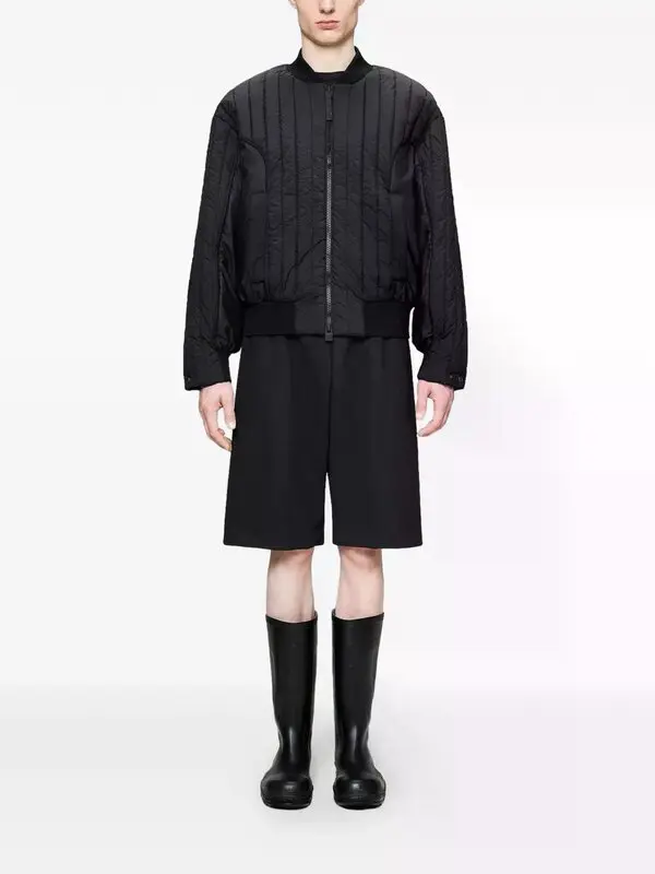 Rains Quilted Bomber Jacket