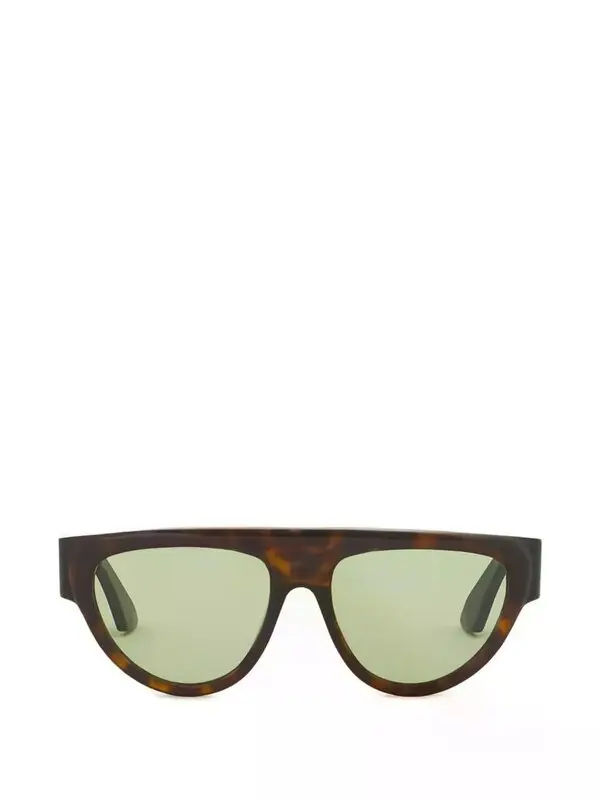 Marni Full-rim Flat-top Sunglasses - Brown