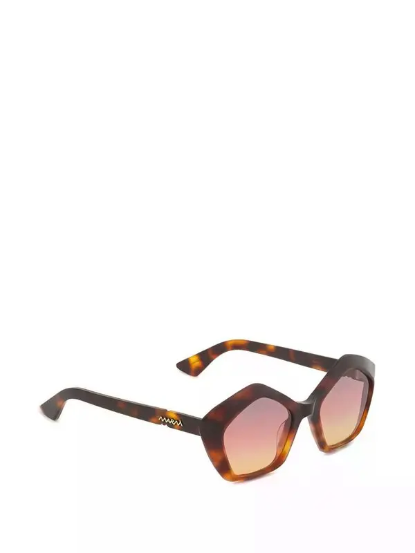 Marni Eluvi Hexagonal Sunglasses