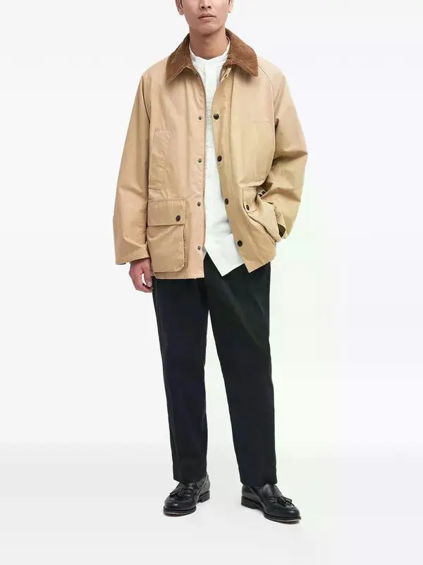 Barbour Jacket With Corduroy Collar