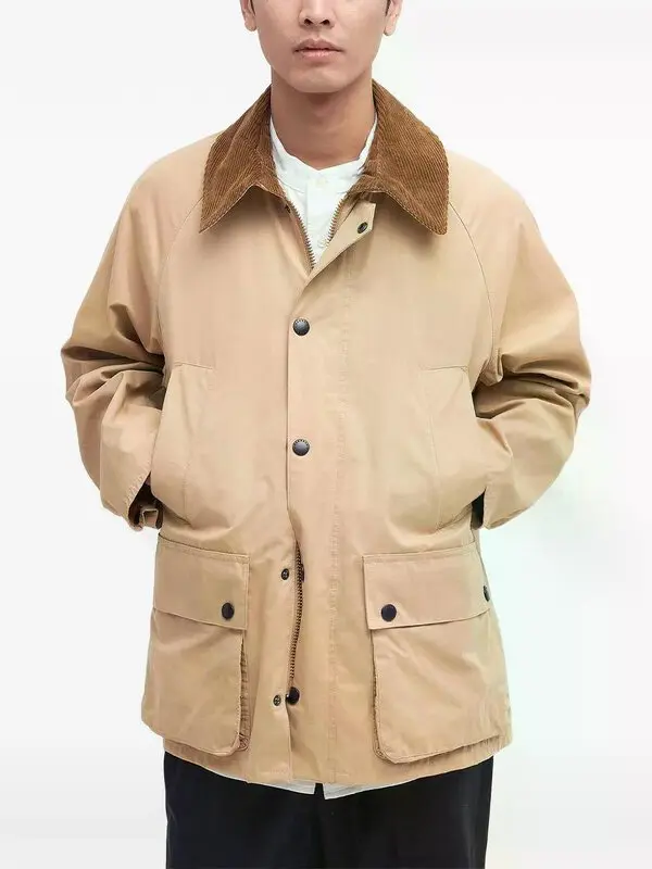 Barbour Jacket With Corduroy Collar