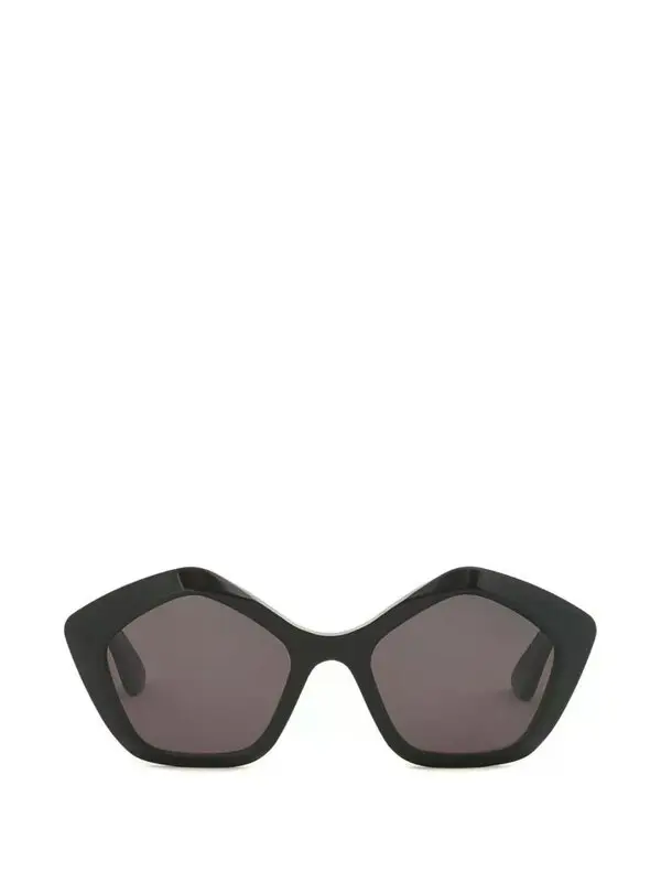 Marni Eluvi Hexagonal Acetate Sunglasses - Black