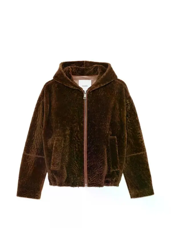 Nanushka Hooded Zip-up Jacket