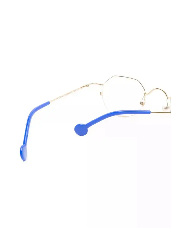 L.A. EYEWORKS Dink Geometric Eyeglasses