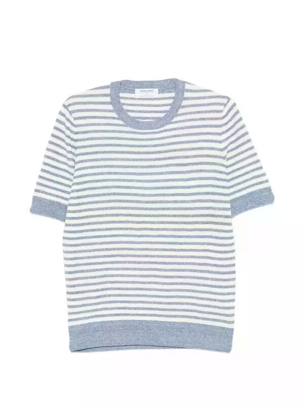 GRAN SASSO Striped Short-sleeved T-shirt