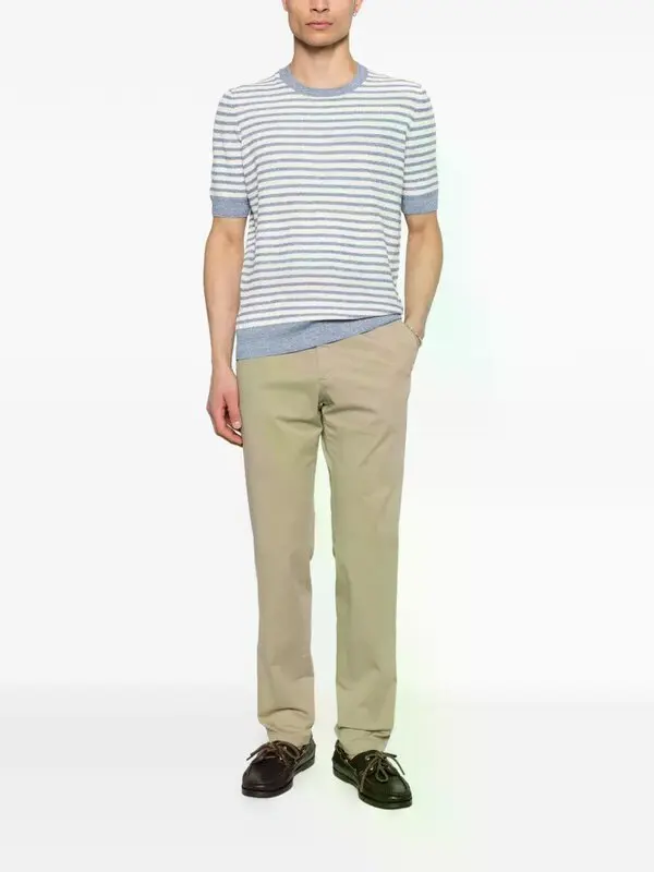 GRAN SASSO Striped Short-sleeved T-shirt