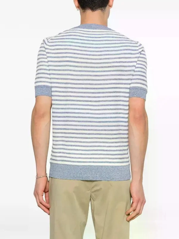 GRAN SASSO Striped Short-sleeved T-shirt