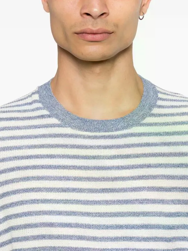GRAN SASSO Striped Short-sleeved T-shirt