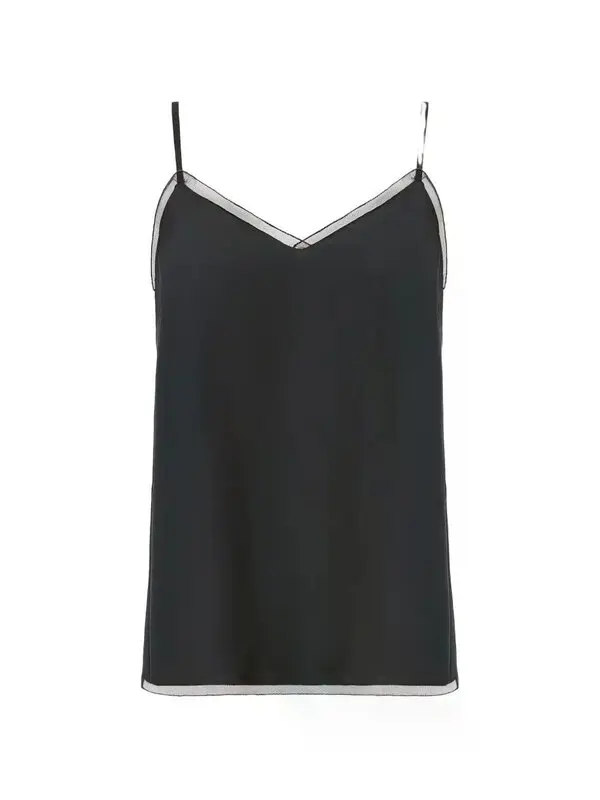 Fabiana Filippi V-neck Trim Top