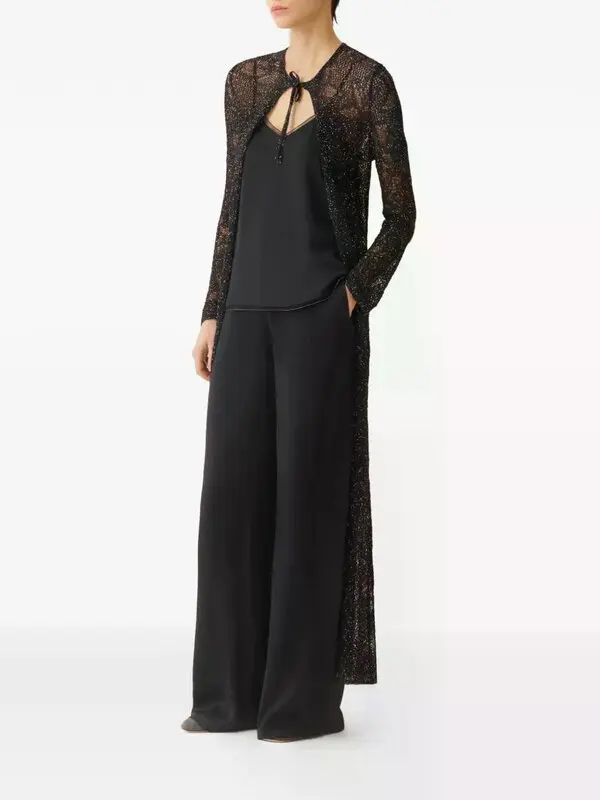 Fabiana Filippi V-neck Trim Top