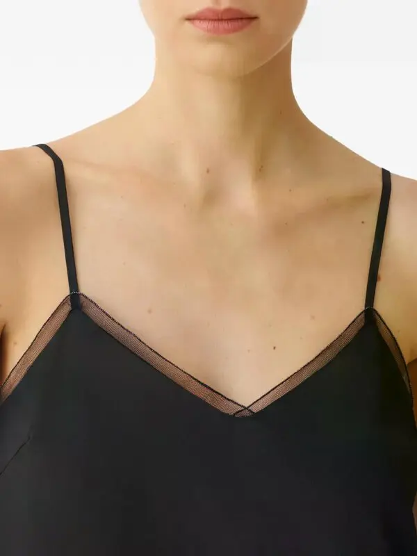 Fabiana Filippi V-neck Trim Top