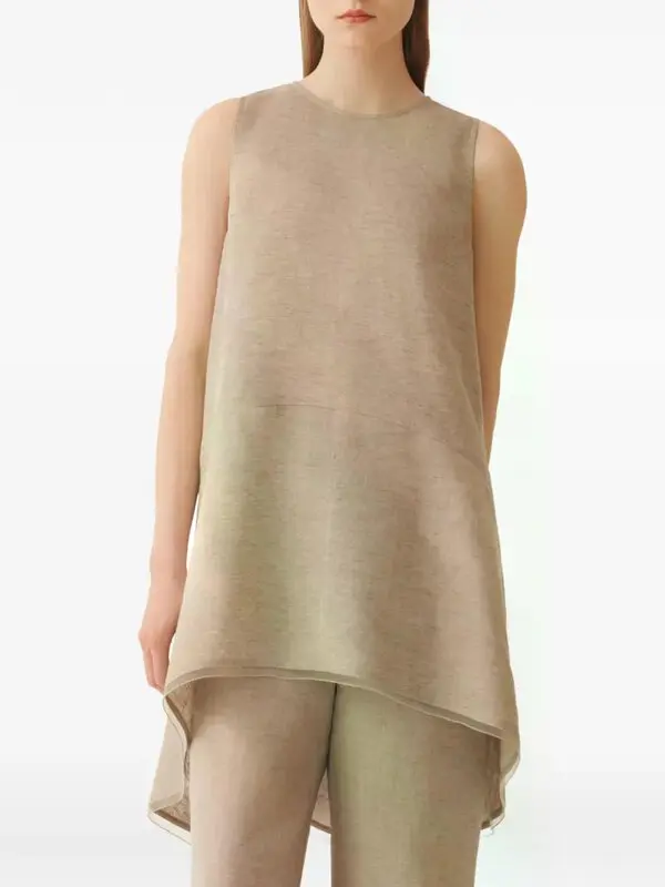 Fabiana Filippi Asymmetric Panel Top - Neutrals