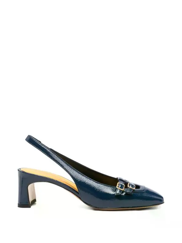 MARA BINI Buckle Cut-out Pumps - Blue