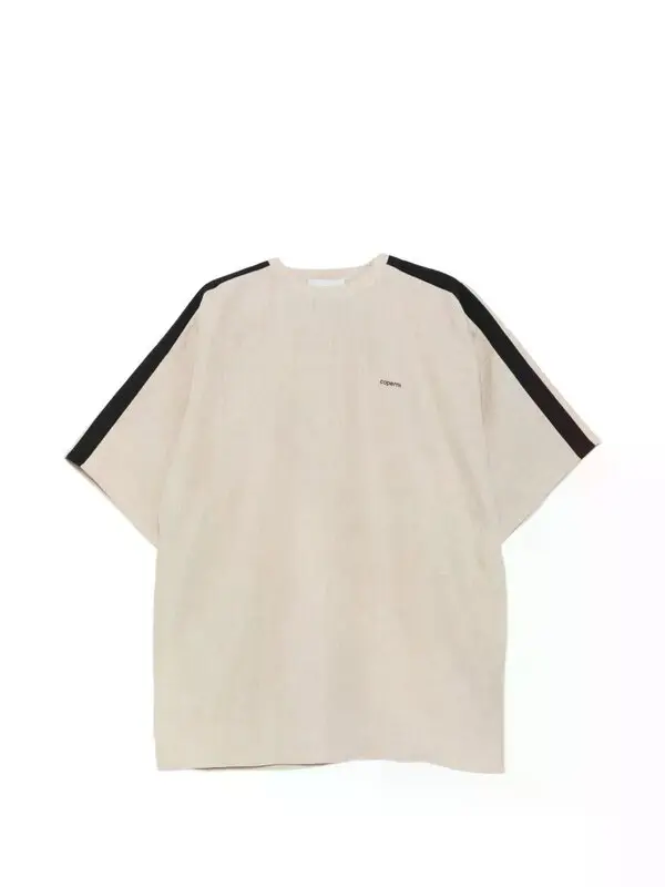 Coperni Zero Waste Striped T-shirt - Neutrals
