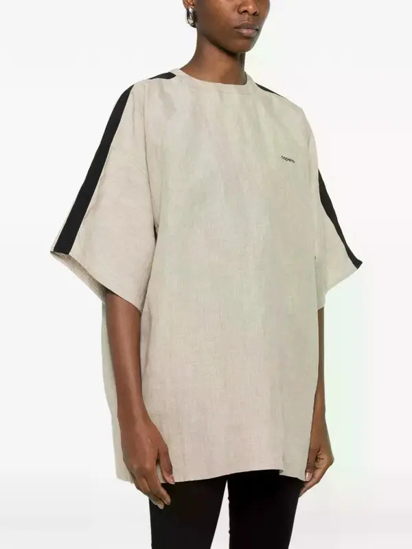 Coperni Zero Waste Striped T-shirt - Neutrals