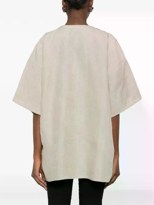 Coperni Zero Waste Striped T-shirt - Neutrals