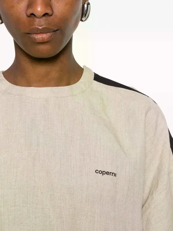 Coperni Zero Waste Striped T-shirt - Neutrals