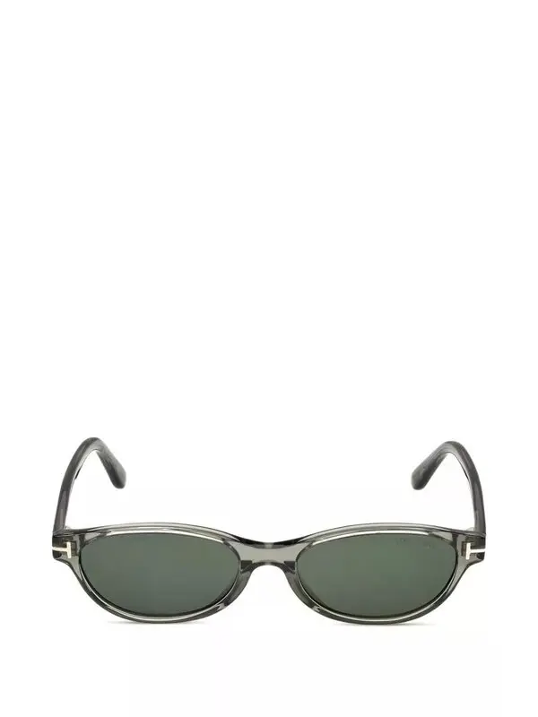 TOM FORD Oval-frame Sunglasses - Green