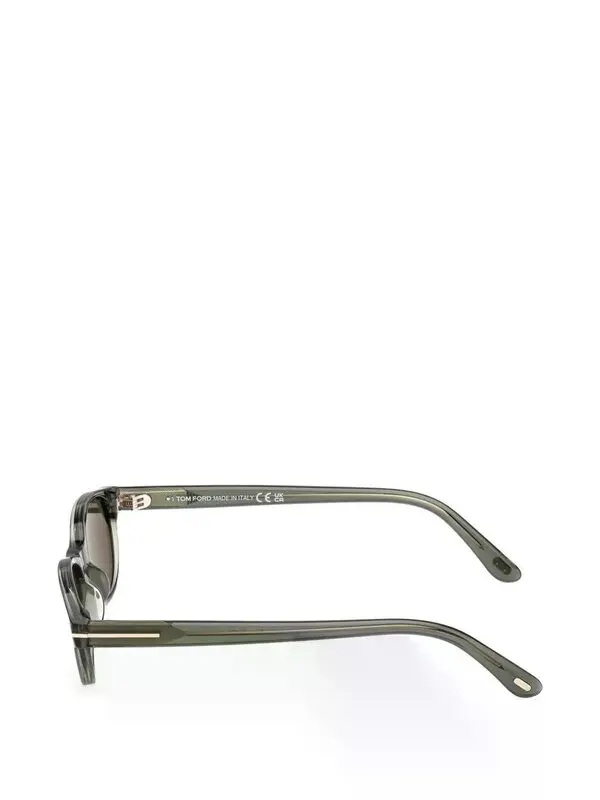 TOM FORD Oval-frame Sunglasses - Green