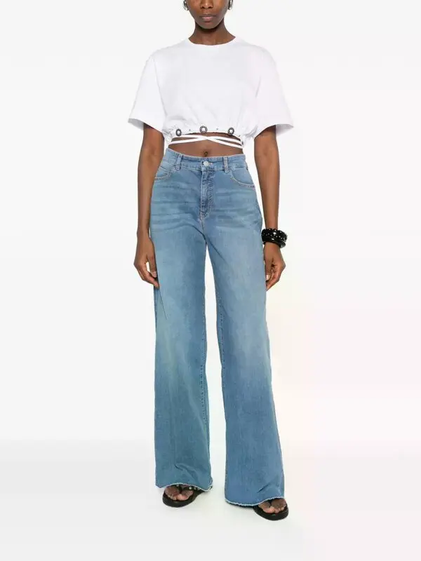 MARCCAIN Five-pocket Wide Leg Jeans