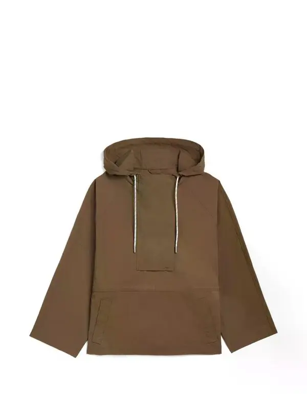 Apparis Sky Hooded Windbreaker - Brown
