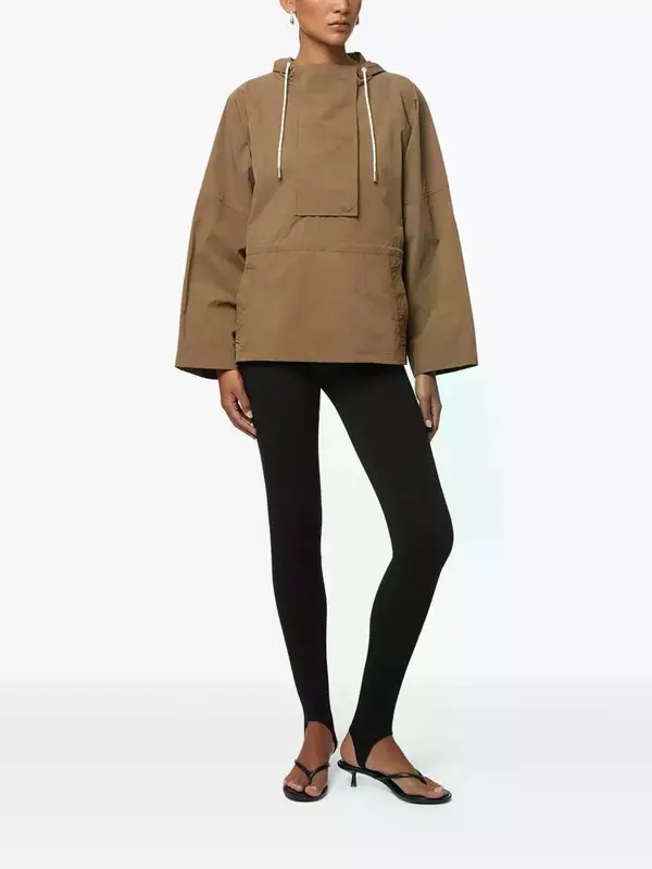 Apparis Sky Hooded Windbreaker - Brown