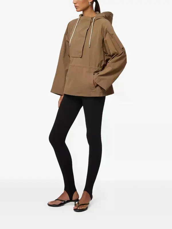 Apparis Sky Hooded Windbreaker - Brown