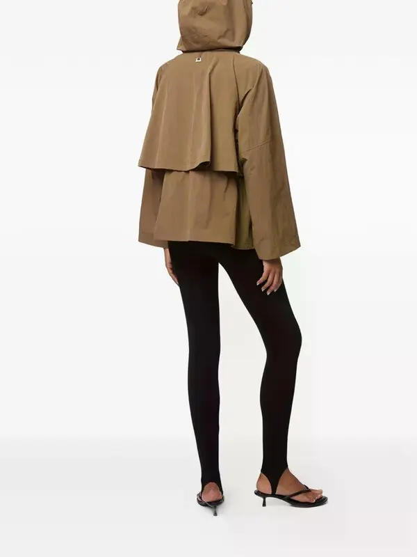 Apparis Sky Hooded Windbreaker - Brown