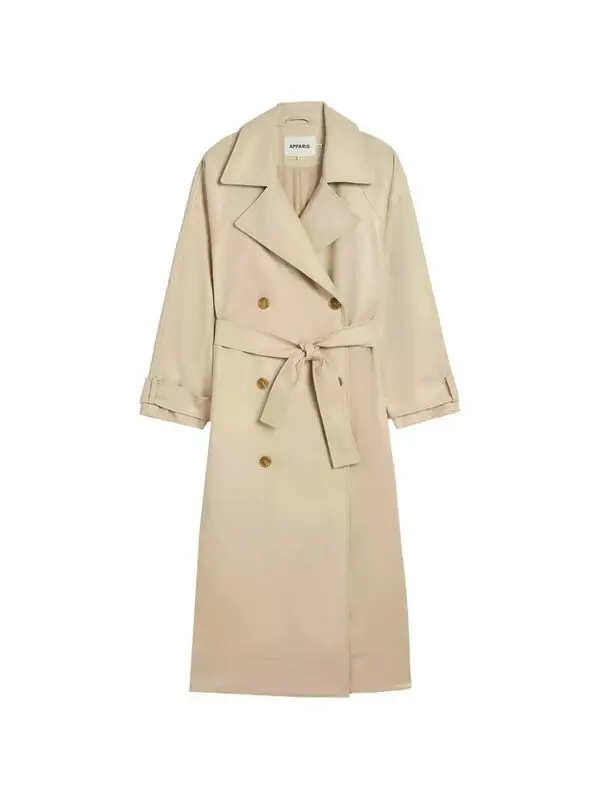 Apparis Lana Double-breasted Trench Coat