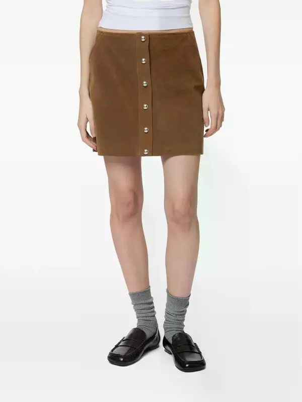 Apparis Ella Mini Skirt - Brown