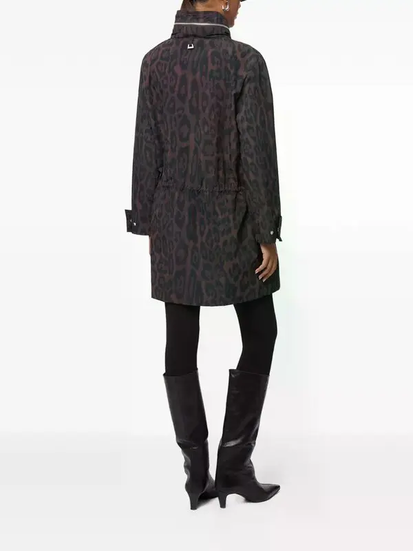 Apparis Bea Leopard-print Raincoat - Brown