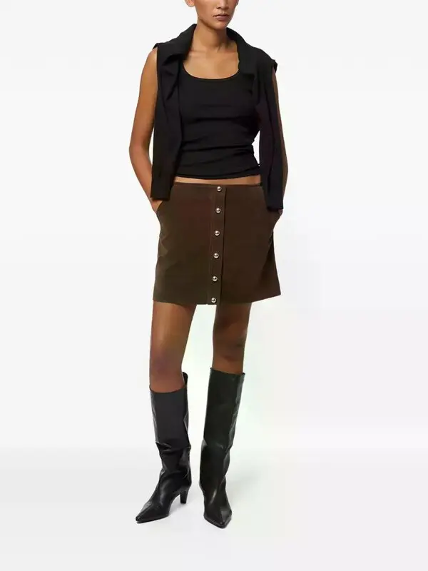 Apparis Ella Mini Skirt - Brown