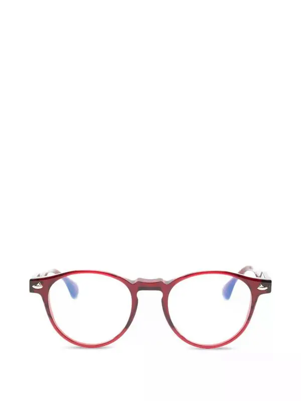 SESTINI EYEWEAR Diciotto Round-frame Glasses - Red