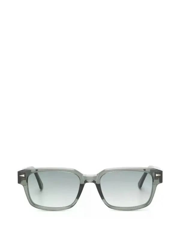 AHLEM Beaux Arts Square-frame Sunglasses - Green