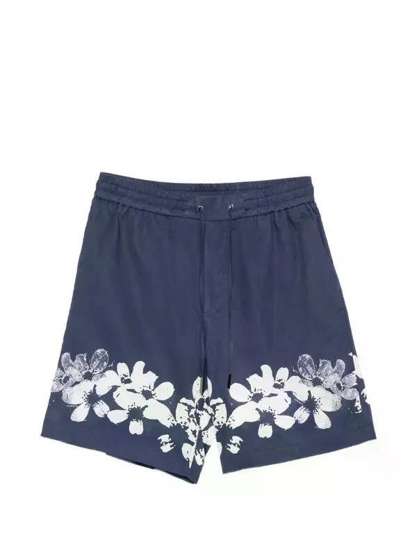 Iceberg Floral Drawstring Shorts