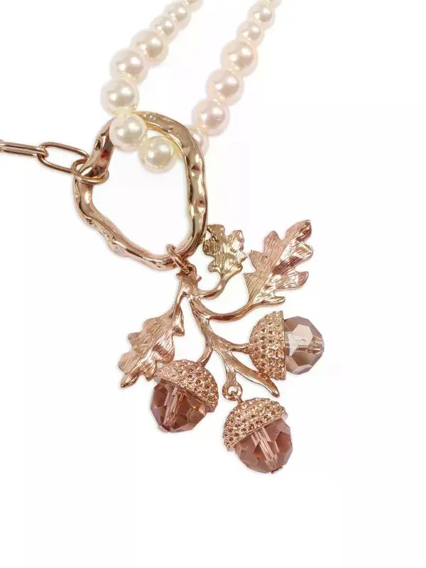 Max Mara Bead Charm Necklace