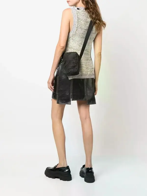 GANNI Quilted Tech Crossbody Bag