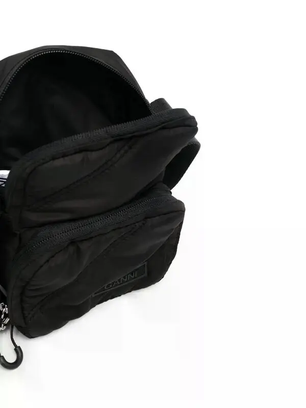 GANNI Quilted Tech Crossbody Bag