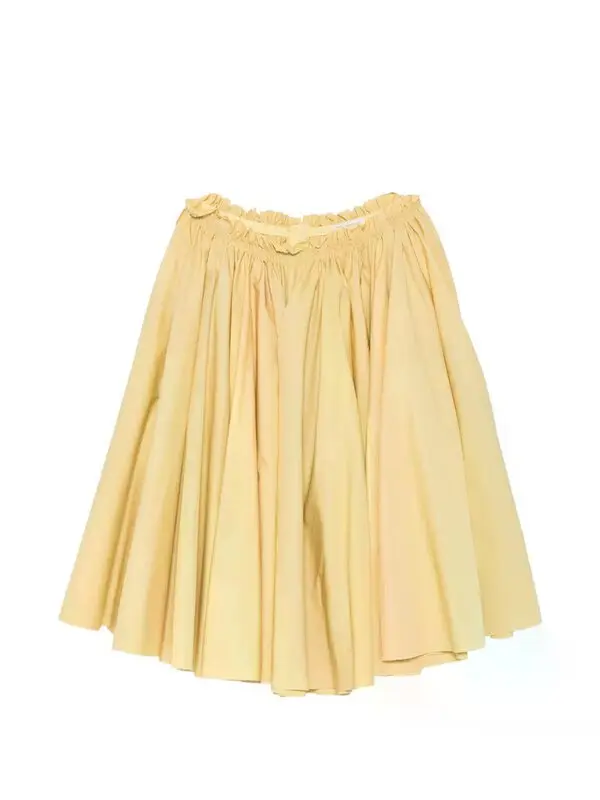 AMI Paris Gathered Midi Skirt